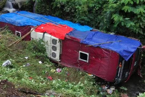 Kronologi Jatuhnya Bus Pariwisata Di Guci Tegal Polres Tegal Tetapkan
