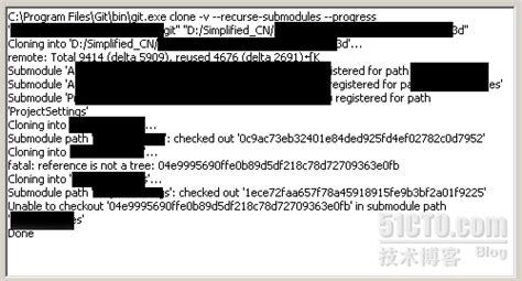 Submodule path checked out in submodule path 错误解决方法 ppabc博客的技术博客 51CTO博客