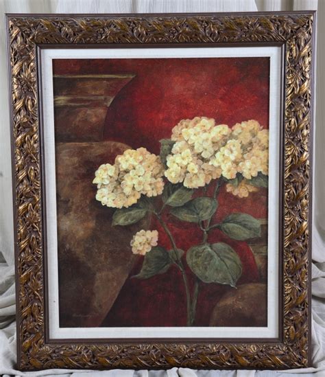 Sold Price Hydrangeas Art On Board Signed Pamela Gladding October 6