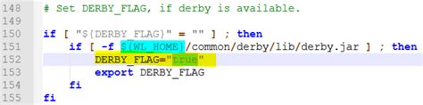 Weblogic 12c Adminserver启动时禁止启动derby数据库weblogic提示derby Server Stopped