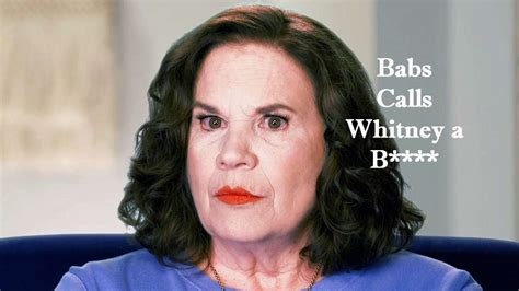 My Big Fat Fabulous Life Babs Thore Calls Whitney A B [video