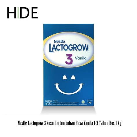 Jual Nestle Lactogrow 3 Susu Pertumbuhan Rasa Vanila 1 3 Tahun Box 1 Kg