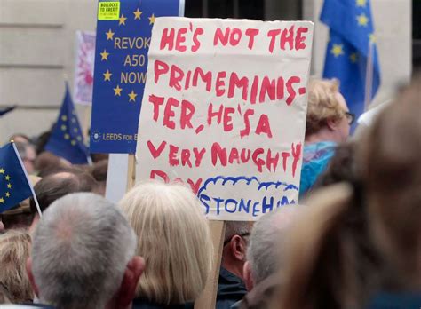 Thousands Turn Out To Parliament Suspension Protest In Leeds City