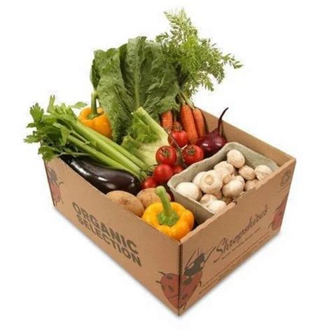 Cardboard Single Wall 3 Ply Vegetable Packaging Box At Rs 60 Piece In