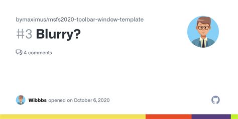 Blurry Issue 3 Bymaximus Msfs2020 Toolbar Window Template GitHub