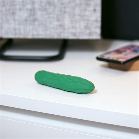Buy The Dill Pickle 10 Function Silicone Vibrating Dildo Bullet Emoji