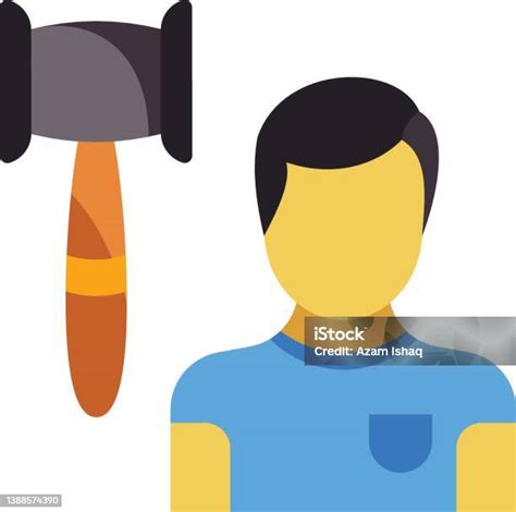개인 클라이언트 법률 개념 개인 벡터 색상 아이콘 디자인 변호사 및 법률 시스템 기호 법률 표지판의 다른 분야 변호인 및 변호사