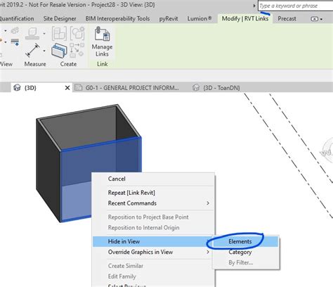 Solved 20192 Hiding Elements From Linked Files Autodesk Community