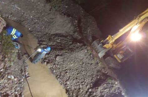 Aguas Del Norte Trabaja En Una Falla En El Acueducto Norte Que Ocasionó