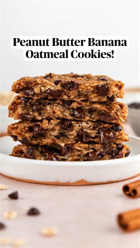 Peanut Butter Banana Oatmeal Cookies Artofit