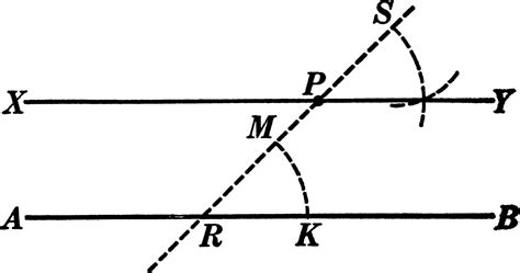 Construction Of A Parallel Line Vintage Illustration 13908517 Vector Art At Vecteezy
