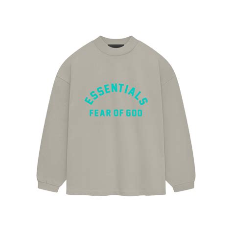 에센셜 헤비 저지 롱슬리브 티셔츠 실 24ss Essentials Kream