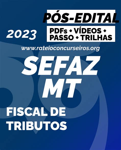 Rateio Sefaz Mt Fiscal De Tributos Estaduais Pós Edital