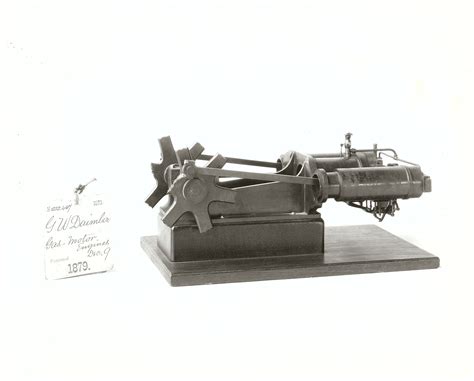 Daimler Gas Engine Patent Model Smithsonian Institution