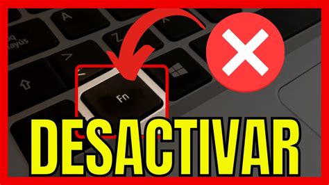 Desactivar Tecla Fn En El Teclado Youtube