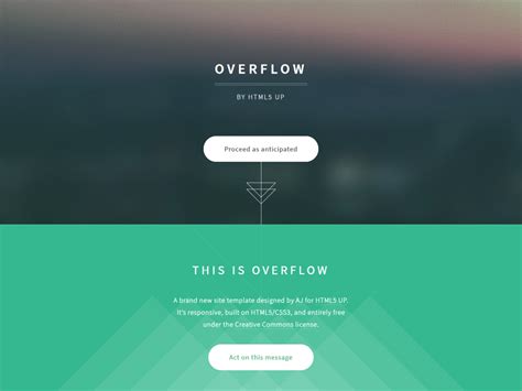 Overflow HTML Template Graphic Fork