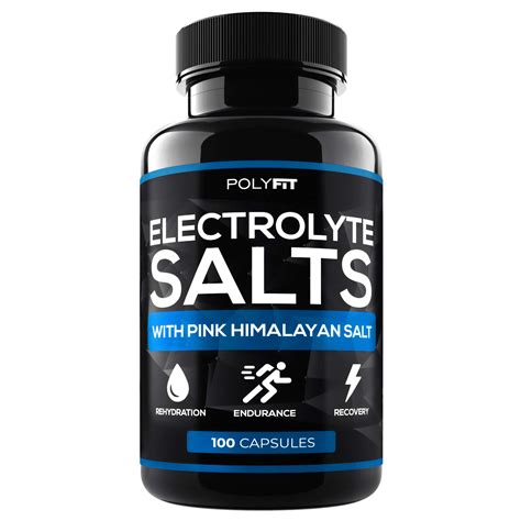 Electrolyte Salt Tablets 100 Pills Electrolytes Replacement