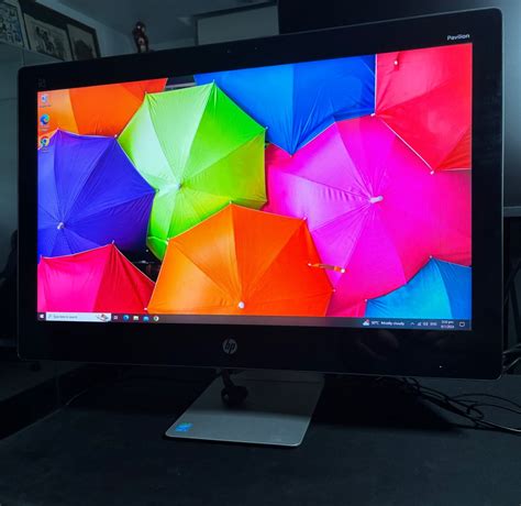 Hp Pavilion Aio All In One Inch Fhd Desktop Computer Pc Processor Intel I Storage Ssd Gb