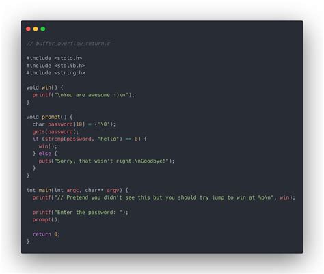 Buffer Overflows Comp6441 Musings