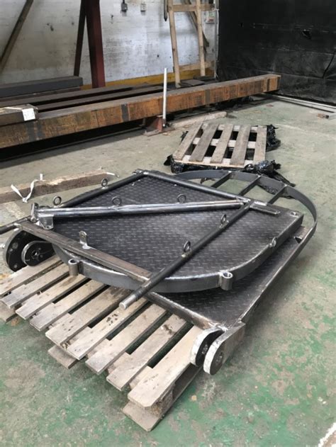Accom Ladder Top Platform For 11 29m Steel For Self Stowing Gear