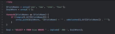 Php 多条件动态查询数据库要怎么写 V2ex