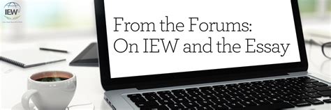 From The Forums On Iew And The Essay