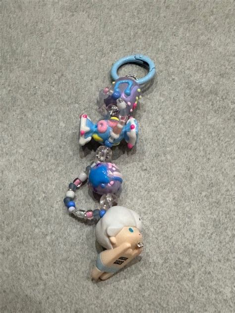 Handmade Authentic Popmart Dimoo Keychain Hobbies And Toys Stationery And Craft Handmade Craft On