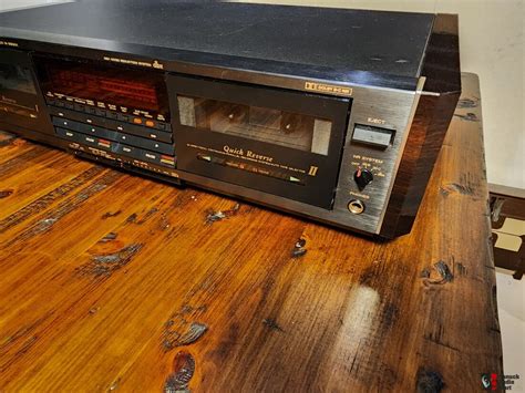 Teac Stereo Double Reverse Cassette Deck W 995rx With Original Side