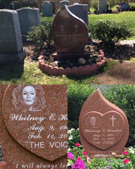 Al Today We Visited The Final Resting Place Of Whitney Houston At