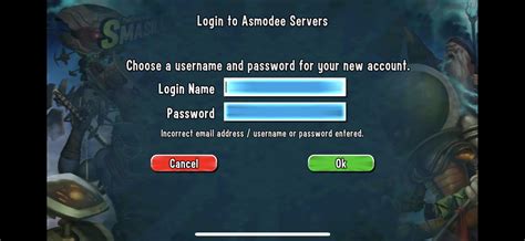 Asks Me To Create Username And Password Then Says That Username And
