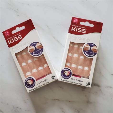 Kiss Everlasting French Nails Pinkwhite