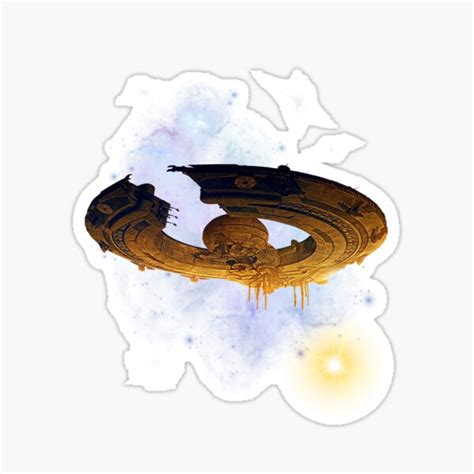 Spaceship Sticker For Sale By Krompix Redbubble