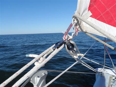 Sail Delmarva A Bridle For Positioning The Spinaker Tack Catamaran Stuff