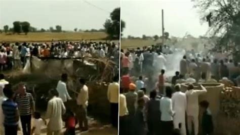 Iaf Mig 21 Aircraft Crash Video Indian Air Forces Fighter Plane