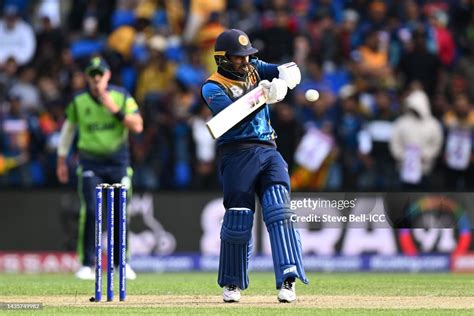 Dhananjaya De Silva Of Sri Lanka Bats During The Icc Mens T20 World