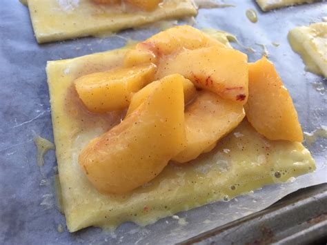 Peach Puff Pastry Tart Recipe Baking You Happier