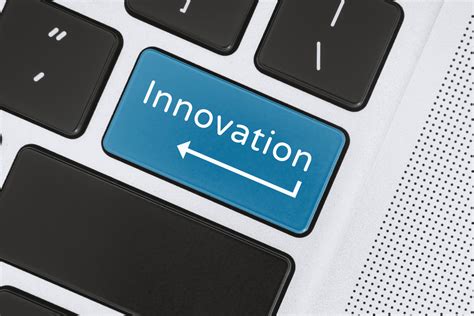 Innovation Word On Computer Keyboard Key Infogram