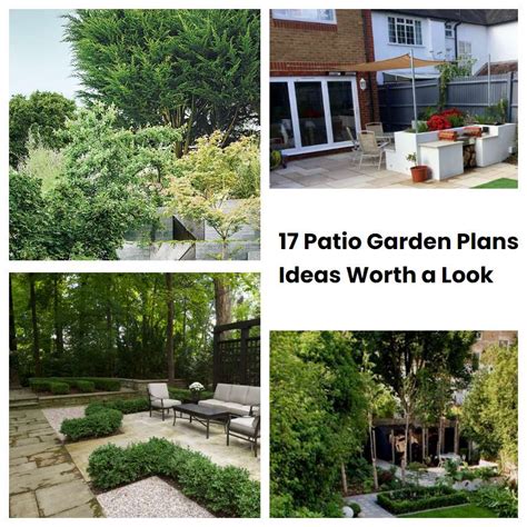 17 Patio Garden Plans Ideas Worth A Look Sharonsable