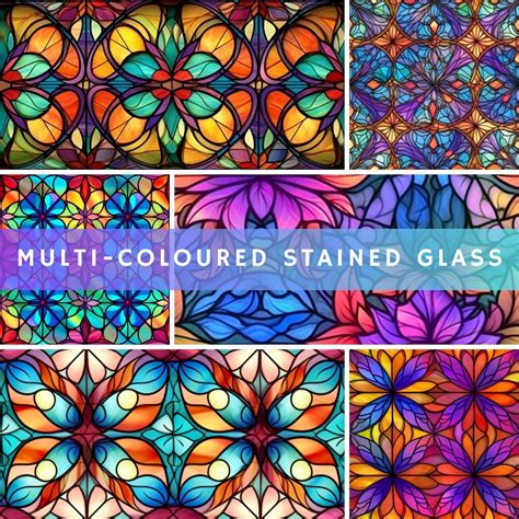 25 Stained Glass Patterns Etsy