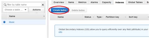 단계 글로벌 보조 인덱스 생성 Amazon DynamoDB