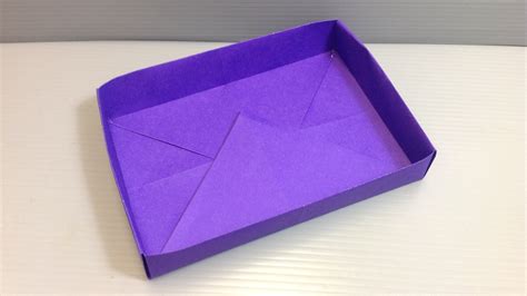 Origami Box Rectangle With Lid A Step By Step Guide Easy Origami