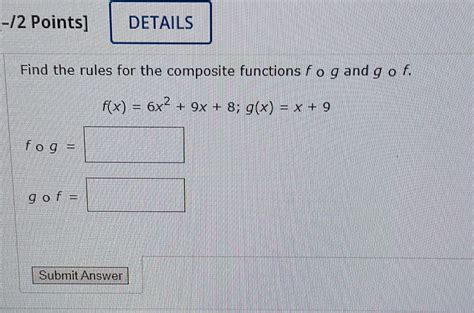Points Find The Rules For The Composite Chegg