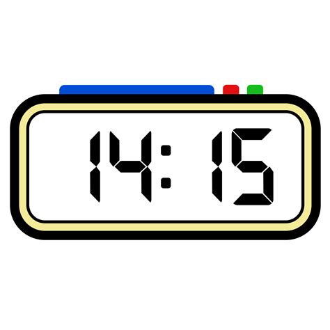 Digital Clock Time Show 14 15 Clock 24 Hours Illustration Time Illustration 28651547 Png