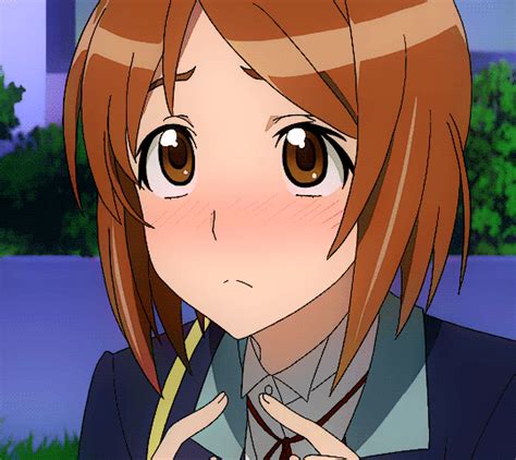 Safebooru 1girl Animated Animated  Blush Brown Eyes Brown Hair
