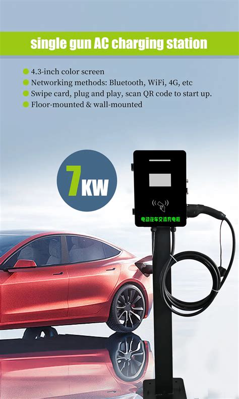 Kw Evse Wallbox A Ev Charging Station Kw Kw Kw Dual Home Ev