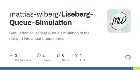 GitHub Mattias Wiberg Liseberg Queue Simulation Simulation Of