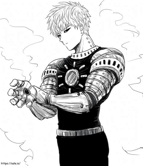Genos Printable Coloring Page