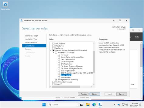 Windows Server 2025 Nfs Server Install Server World