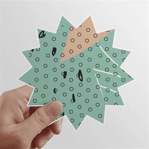 Dot S Art Pattern Sun Vinyl Sticker Luggage Graffiti Flower Decal