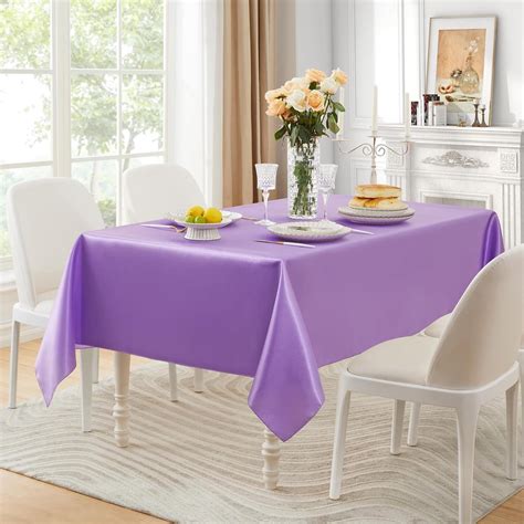 Com1950s Satin Tableclothpolyester Table Cover For Wedding Banquet And